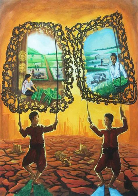 ภาพวาดวัฒนธรรมและภูมิป ของขวัญ บ้านแม่สุ Diy ง่ายนิดเดียว