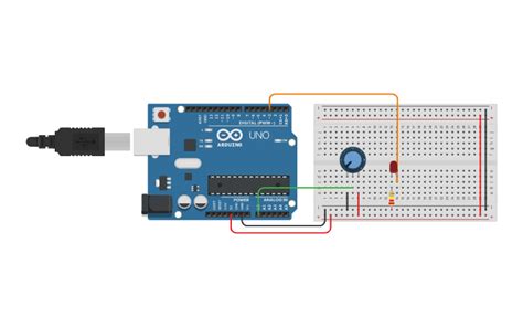 Circuit Design D Analog Input And Output Tinkercad