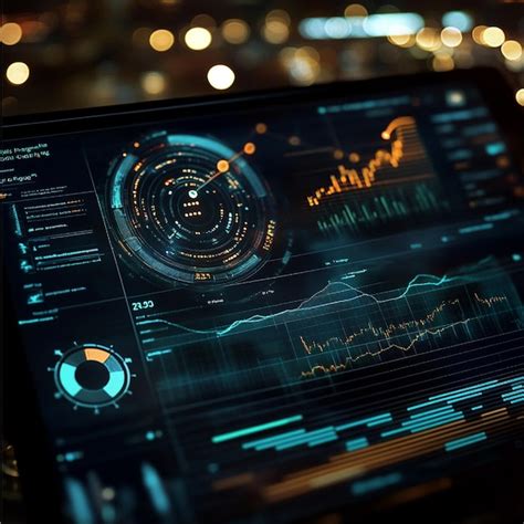 Visualization Of Content Performance Metrics And Analytics Premium Ai Generated Image