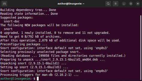 how to install snort on ubuntu 22 04 linux genie