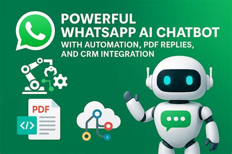 Build Whatsapp Ai Chatbot Pdf Automation Ghl N8n Zapier 360dialog Twilio Python By Williams