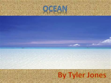 PPT Ocean PowerPoint Presentation Free Download ID