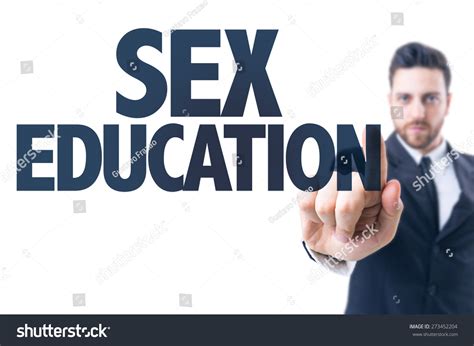 Business Man Pointing Text Sex Education Stock Photo Shutterstock