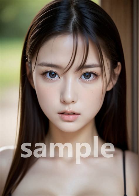 【未使用】ai美女 Aiイラスト A4ポスター 光沢ゴールド写真用紙使用 高画質 Aiアート Aiグラビア かわいい 女の子 美人 美少女