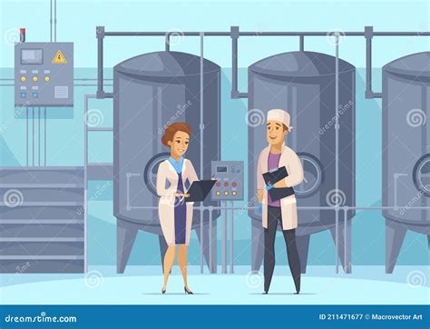 Pasteurization Vector Illustration Process And Products Examples Scheme