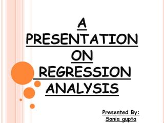 Regression Analysis Pptx Technology Computing