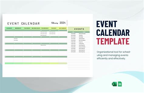 Editable Event Calendar Templates In Excel To Download
