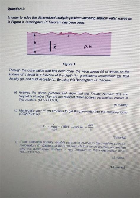 Solved Question In Order To Solve The Dimensional Analysis Chegg