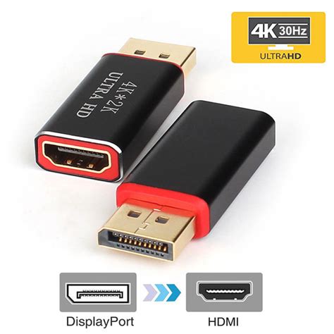 Remai K Display Port To HDMI Male Female Adapter Converter DisplayPort DP To HDMI Lazada PH