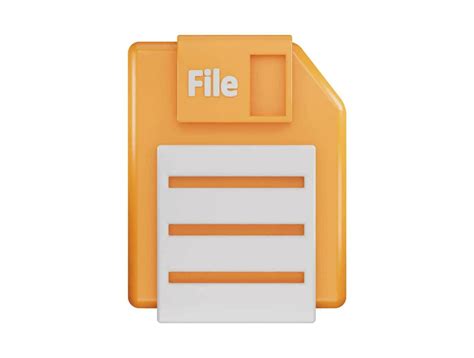 File Icon 3d Rendering Vector Illustration 23411065 Vector Art At Vecteezy