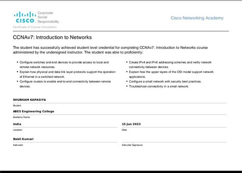 shubham kapasiya on linkedin cisconetworkingacademy networking cisco
