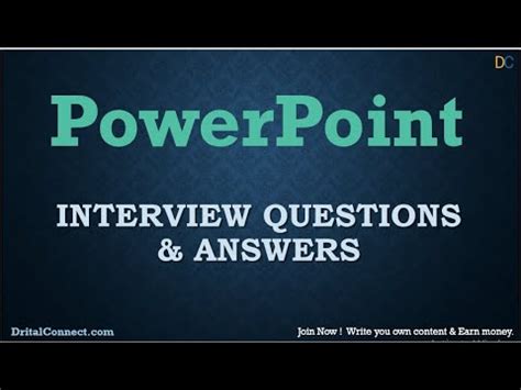 PowerPoint Interview Questions And Answers QuadExcel Com
