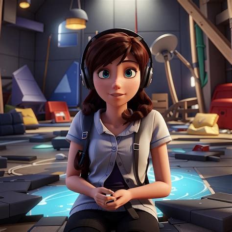 Premium Photo Virtual Playground 3d Adventures In Solitude