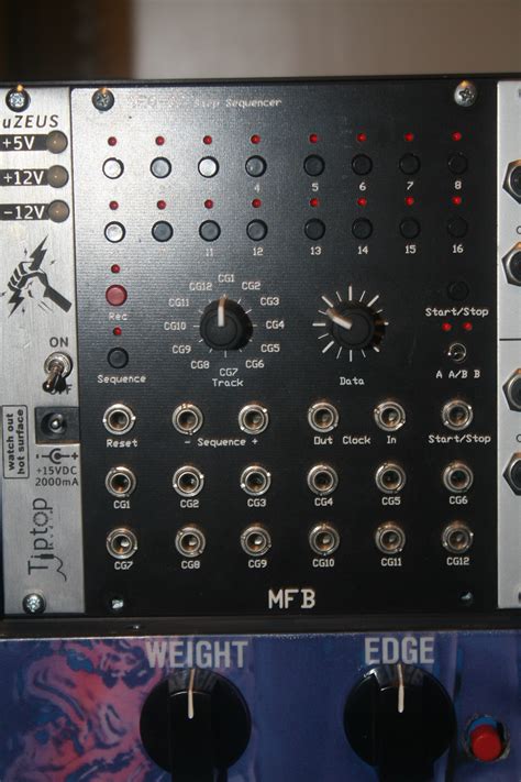 MATRIXSYNTH MFB SEQ Sequencer Trigger Eurorack Modular Drum Synthesizer