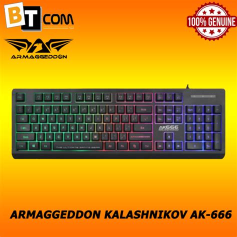 Armaggeddon Kalashnikov Ak 666 Wired Gaming Keyboard Lazada