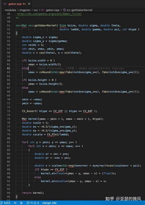 Opencv获取和使用gabor滤波器 知乎