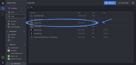 Create Files Folders Teamly Support Desk