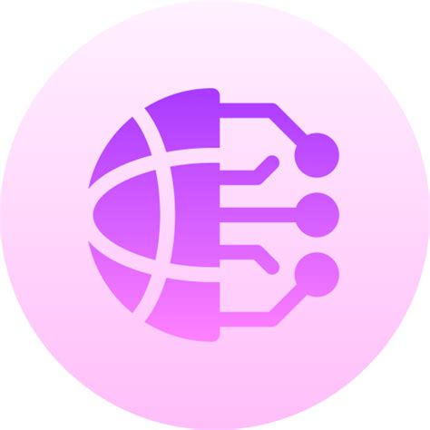 Digitalization Basic Gradient Circular Icon