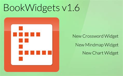 Book Widgets V1 6 Crossword Mindmap And Chart Widgets Bookwidgets