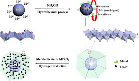 Scheme 1 The Schematic Growth Process Of Hierarchical Cu Nisio2 Under