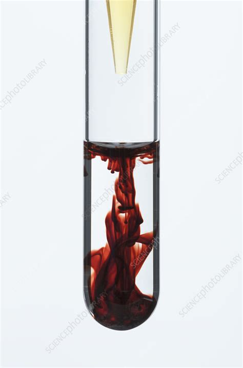 Thiocyanate Complex Formation 3 Of 4 Stock Image C030 8215 Science Photo Library