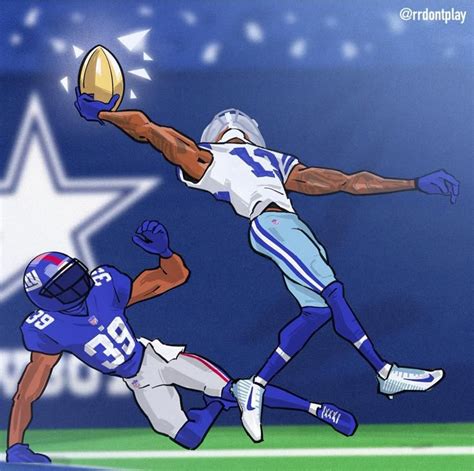 Saquon Barkley Cartoon Saquon Barkley Animated Nfl Drawings
