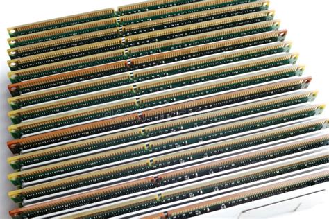 Memory Modules Isolated On The White Background Stock Photo Image Of