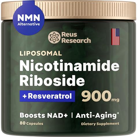 Buy Reus Research Nmn Supplement Alternative Liposomal Nicotinamide Riboside Resveratrol