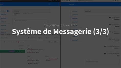 tutoriel vidéo laravel and nodejs système de messagerie 3 3 laravel