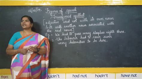 Figures Of Speech Transferred Epithet Youtube