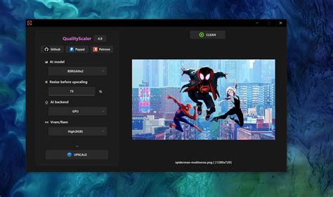 Qualityscaler Deeplearning Imagevideo Upscaler App For Windows With