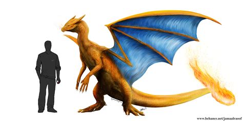 Realistic Charizard 1 4 Images Behance