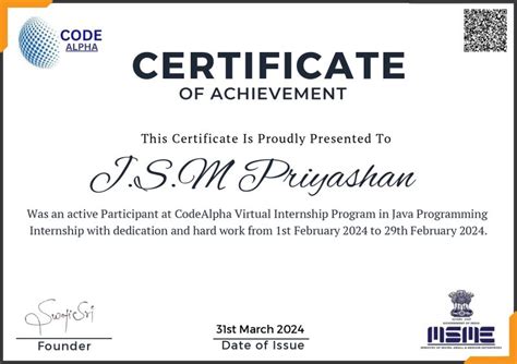 finished java internship program at codealpha madhuka priyashan posted on the topic linkedin
