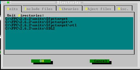 Chapter 2 Installation And Configuration Free Pascal Meets Sdl