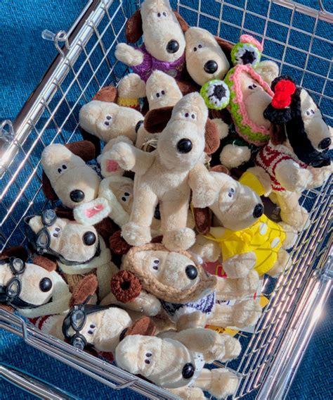 [목도리증정 당일출고]월레스와 그로밋인형 키링 가방 열쇠고리 에이블리