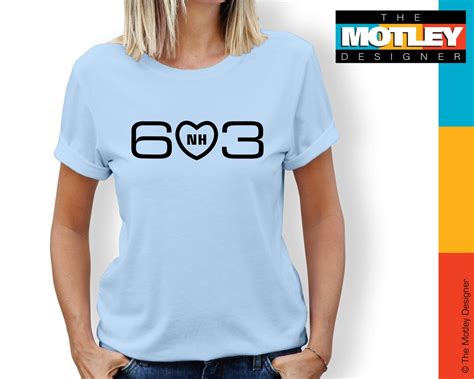 New Hampshires Original Area Code 603 Unisex Jersey Short Sleeve