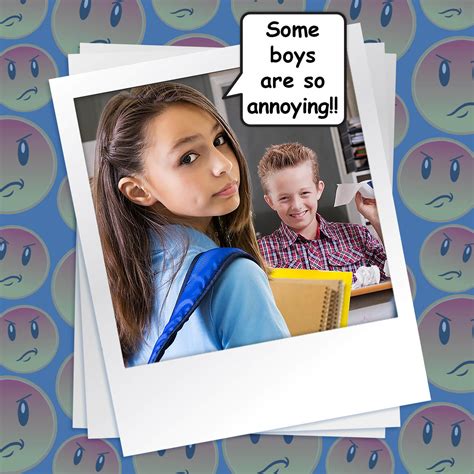 Boy Annoying Girl