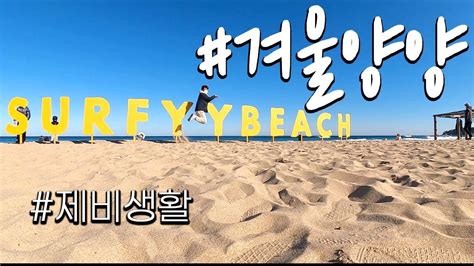양양 여행 Vlog 겨울바다 설혜원 양양전통시장 서피비치 Youtube