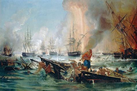 Επανάσταση 1821 Ο Κανάρης πυρπολεί την τουρκική ναυαρχίδα στην Χίο Pics
