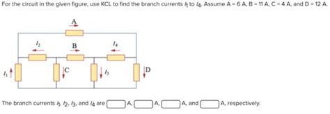 Solved For The Circuit In The Given Figure Use KCL To Find Chegg