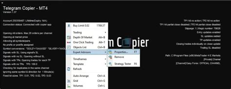 A Accessing EA Settings Telegram To MT Online Guide