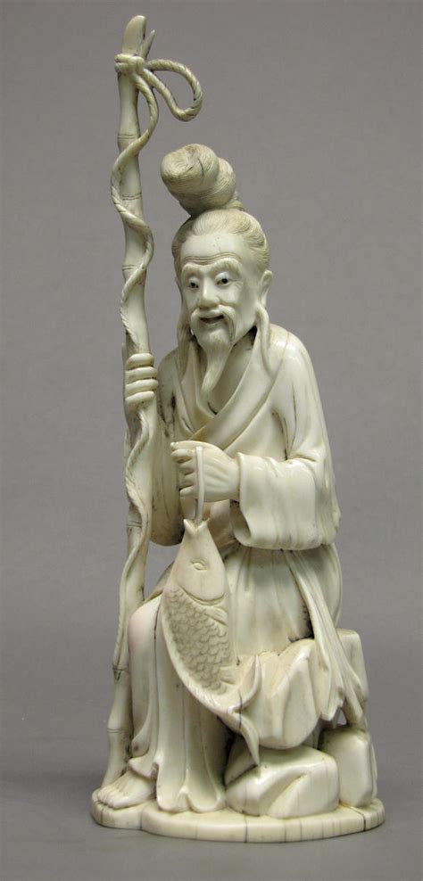 Bonhams An Ivory Carving Of An Immortal 20th Century