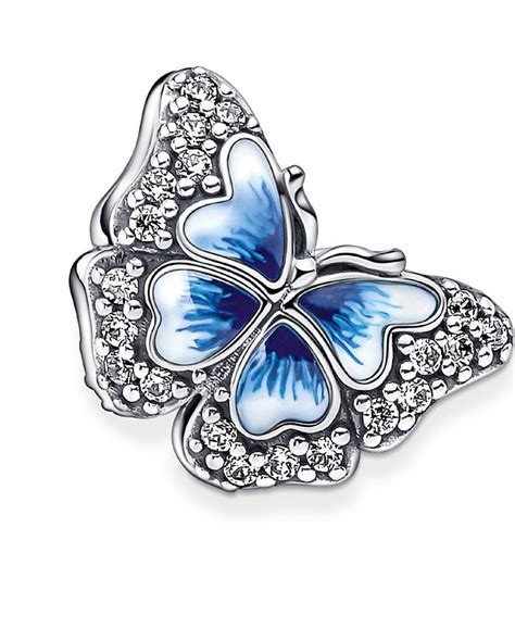 Pandora Cubic Zirconia Blue Butterfly Sparkling Charm Macys