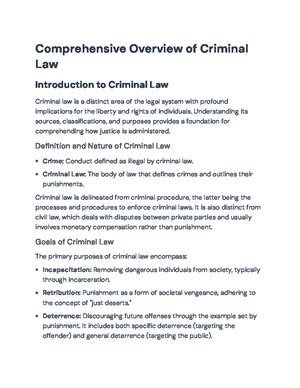 Understanding The Key Principles Of Criminal Law Actus Reus And Mens Rea