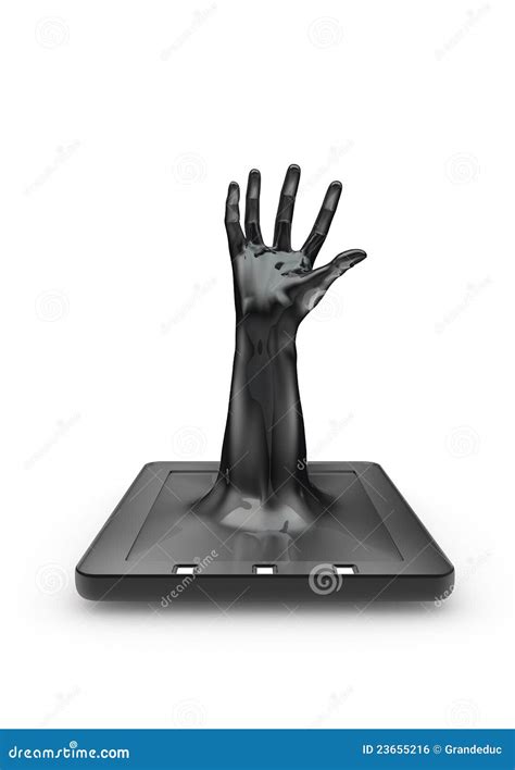 Tablet Grab Stock Illustration Illustration Of Computer 23655216