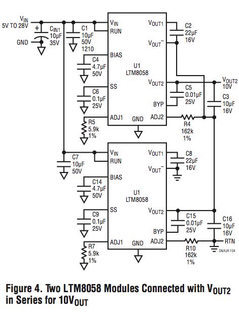 LTC Design Note Increasing Output Voltage And Current Range Using Series Connected Isolated