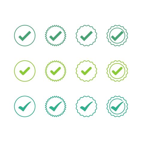 Premium Vector Check Mark Checklist Circle Badge Vector Template