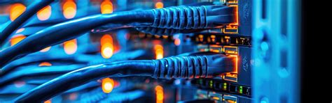 Premium Photo Network Switch And Ethernet Cables In Data Center Internet And Technology