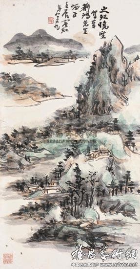 之江晓望图轴黄宾虹画集黄宾虹作品展黄宾虹在线作品黄宾虹纪念网站 雅昌艺术家网