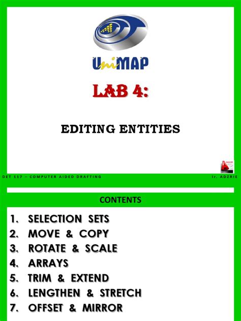 Lab 4 Autocad 2015 Pdf Array Data Structure Button Computing